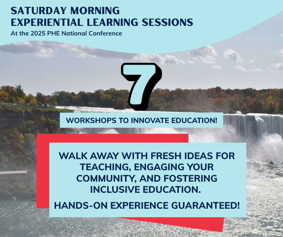 Saturday Morning: Experiential Learning Sessions | PHE Canada